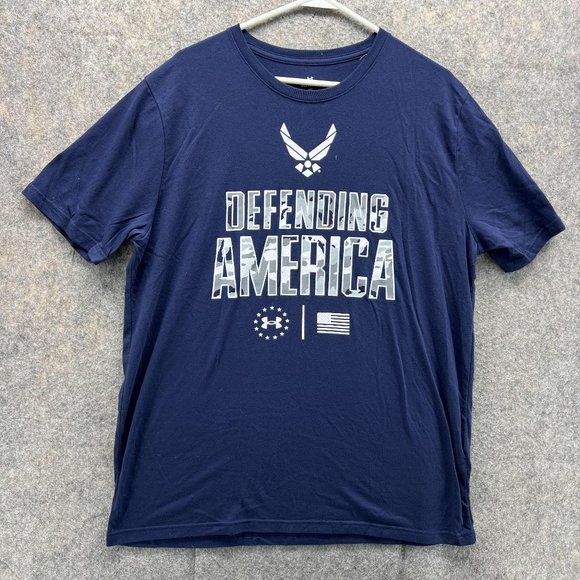 Under Armour | Shirts | Under Armour Shirt Men Extra Large Adult Blue ...